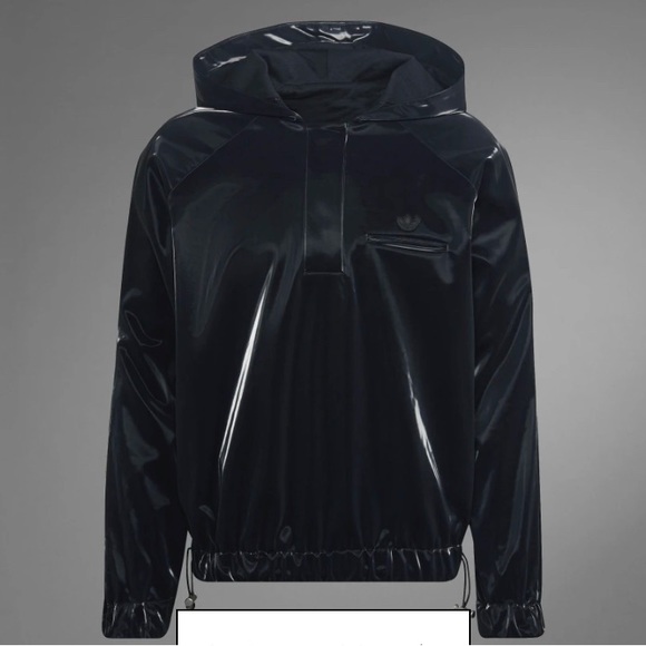 adidas Originals | Jackets & Coats | Adidas Shiny Black Iridescent ...